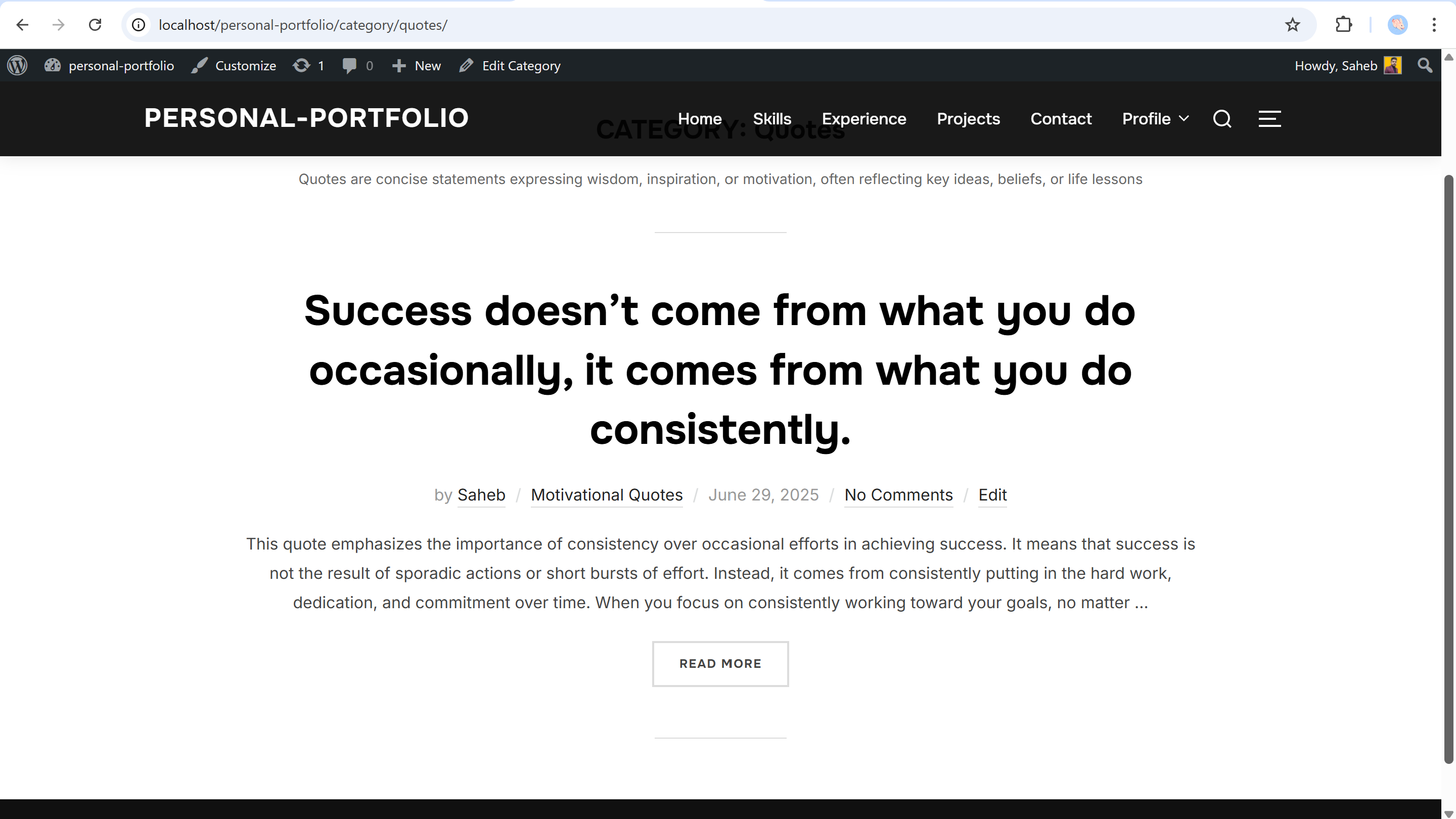 Chittaranjan Saha | Full Stack Developer